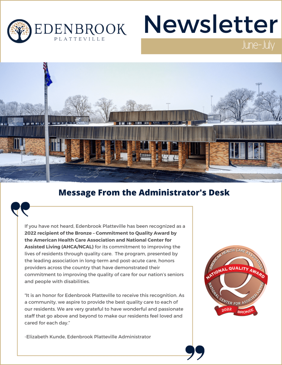 Edenbrook Platteville │ Short-term care │ Skilled nursing